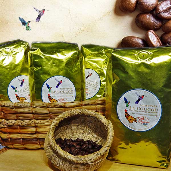 Café orgánico y ecológico LE COUCOU tostado, molido o en granos